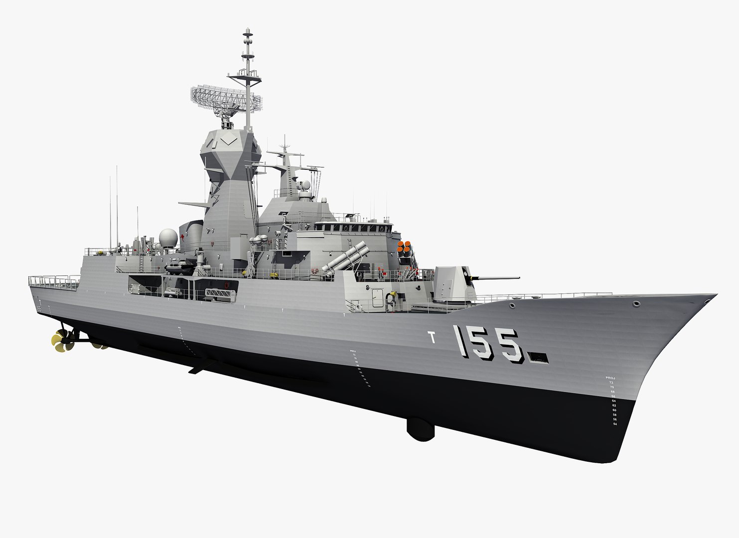 3D anzac class meko frigates model https://p.turbosquid.com/ts-thumb/dS ...