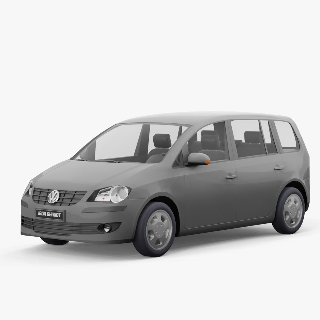 Free Volkswagen Touran 2007 lowpoly model - TurboSquid 1997314