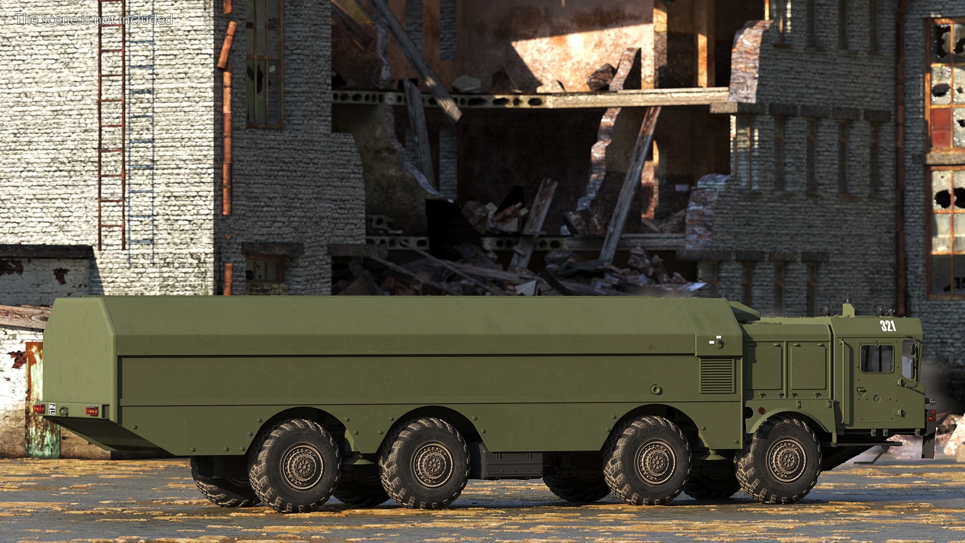 300P Bastion-P Mobile Defence Missile System 3D - TurboSquid 1918231