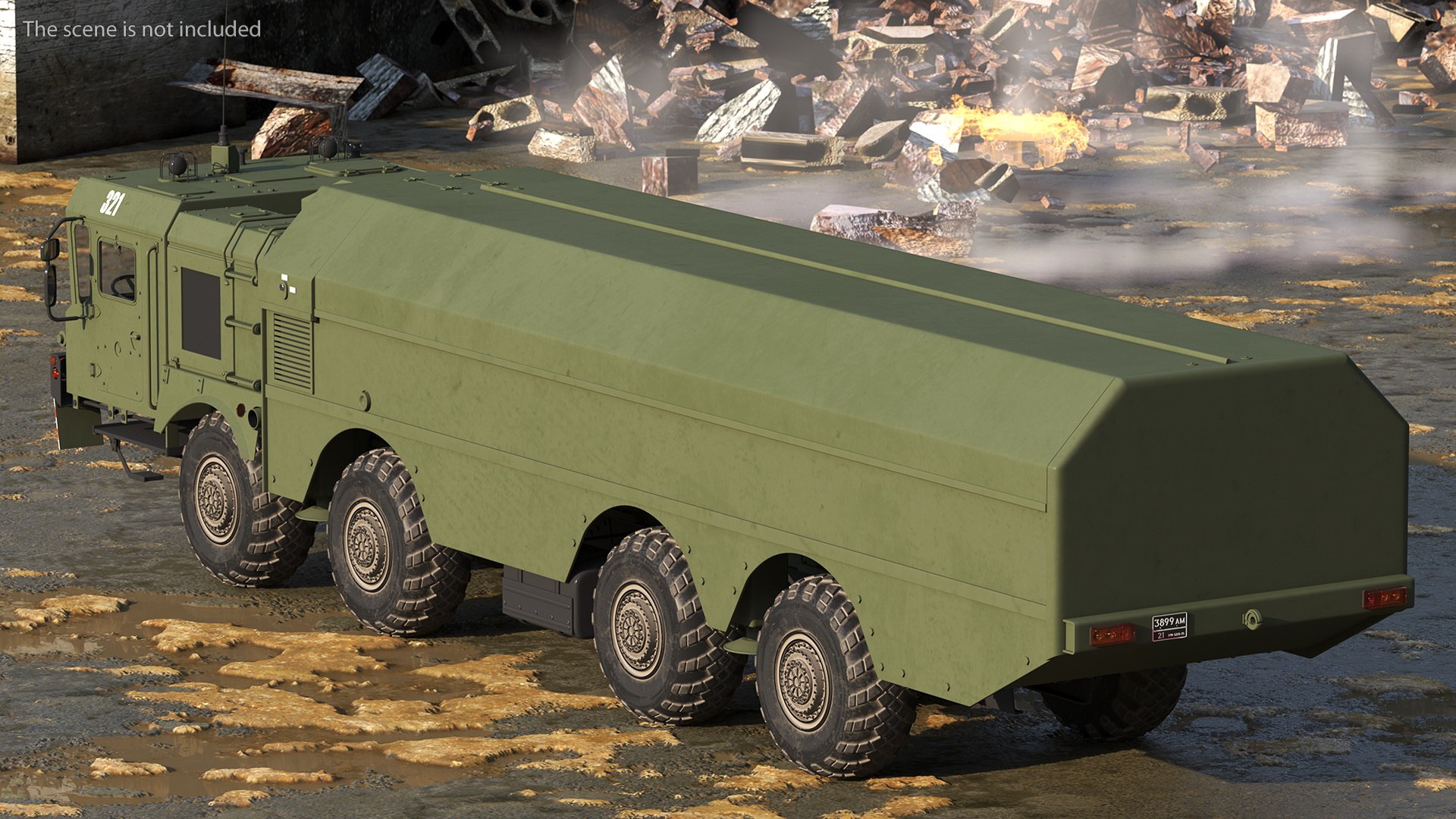 300P Bastion-P Mobile Defence Missile System 3D - TurboSquid 1918231