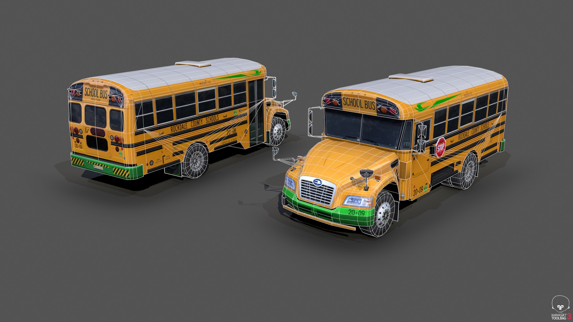 Blue bird vision l1 3D model - TurboSquid 1433517