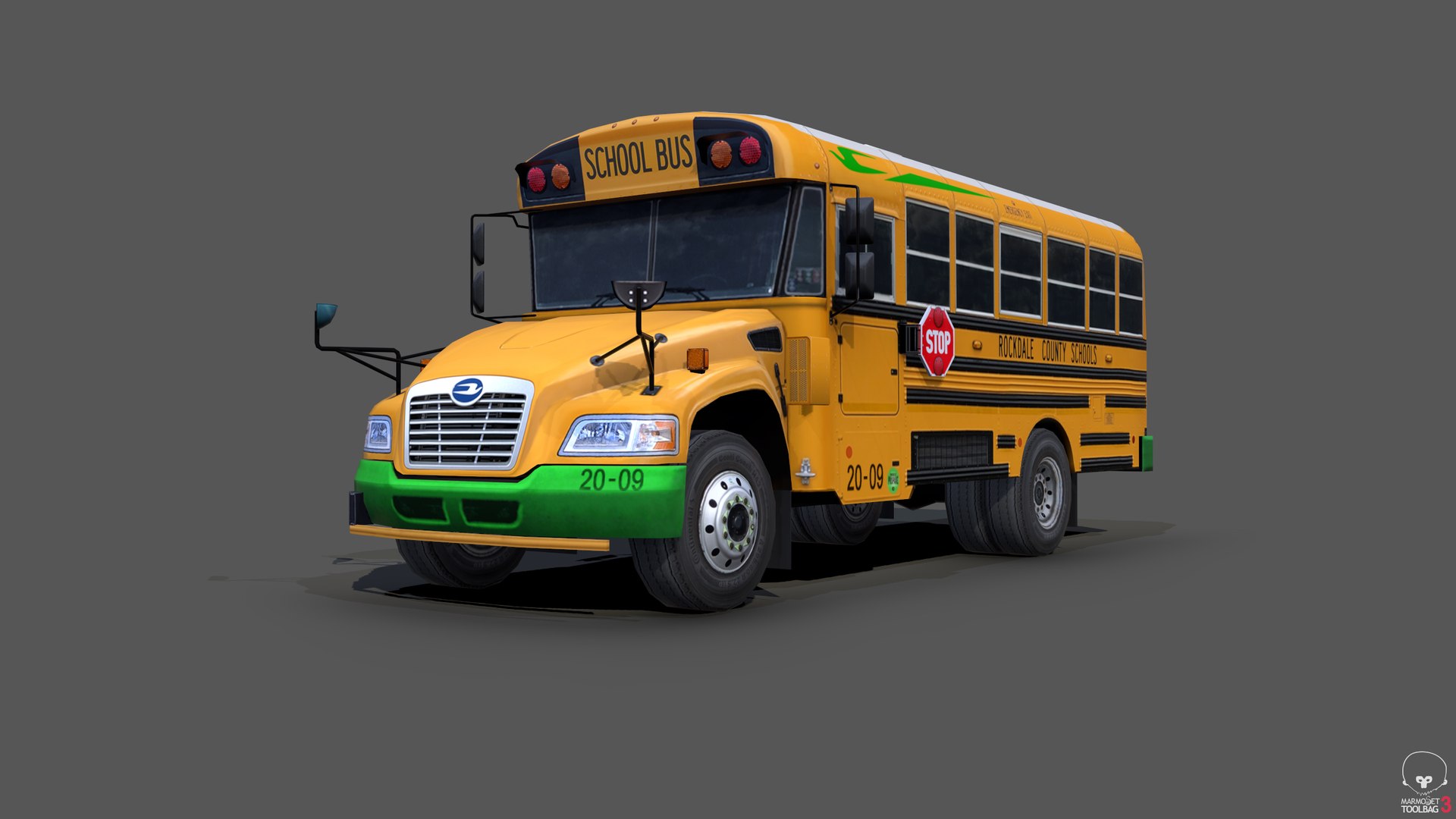 Blue Bird Vision L1 3D Model - TurboSquid 1433517