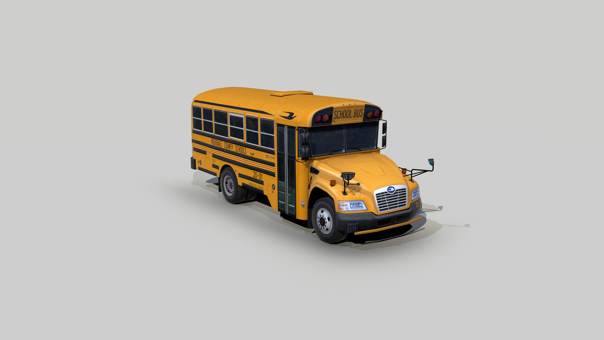 Blue Bird Vision L1 3D Model - TurboSquid 1433517