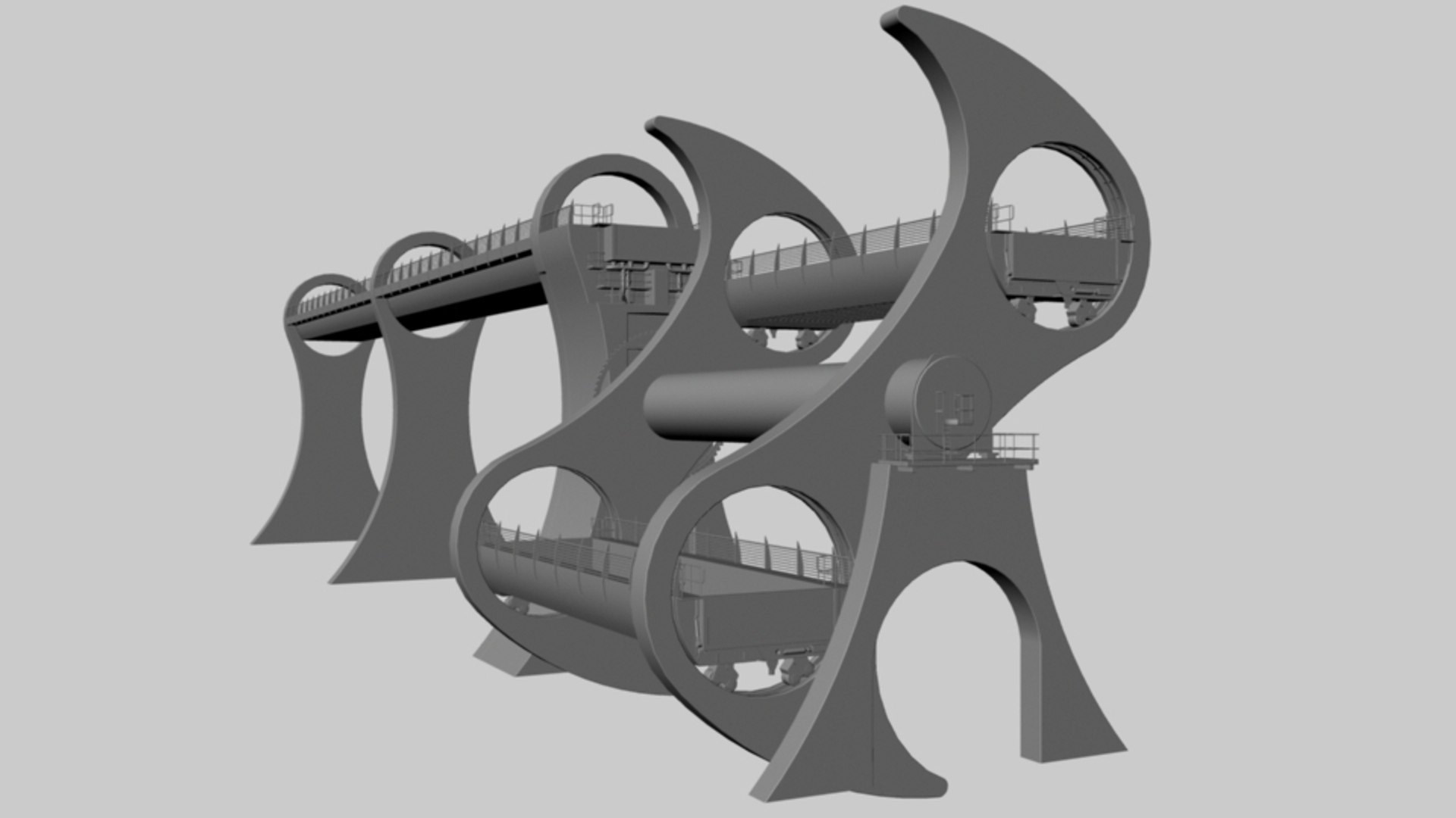 3d Falkirk Wheel