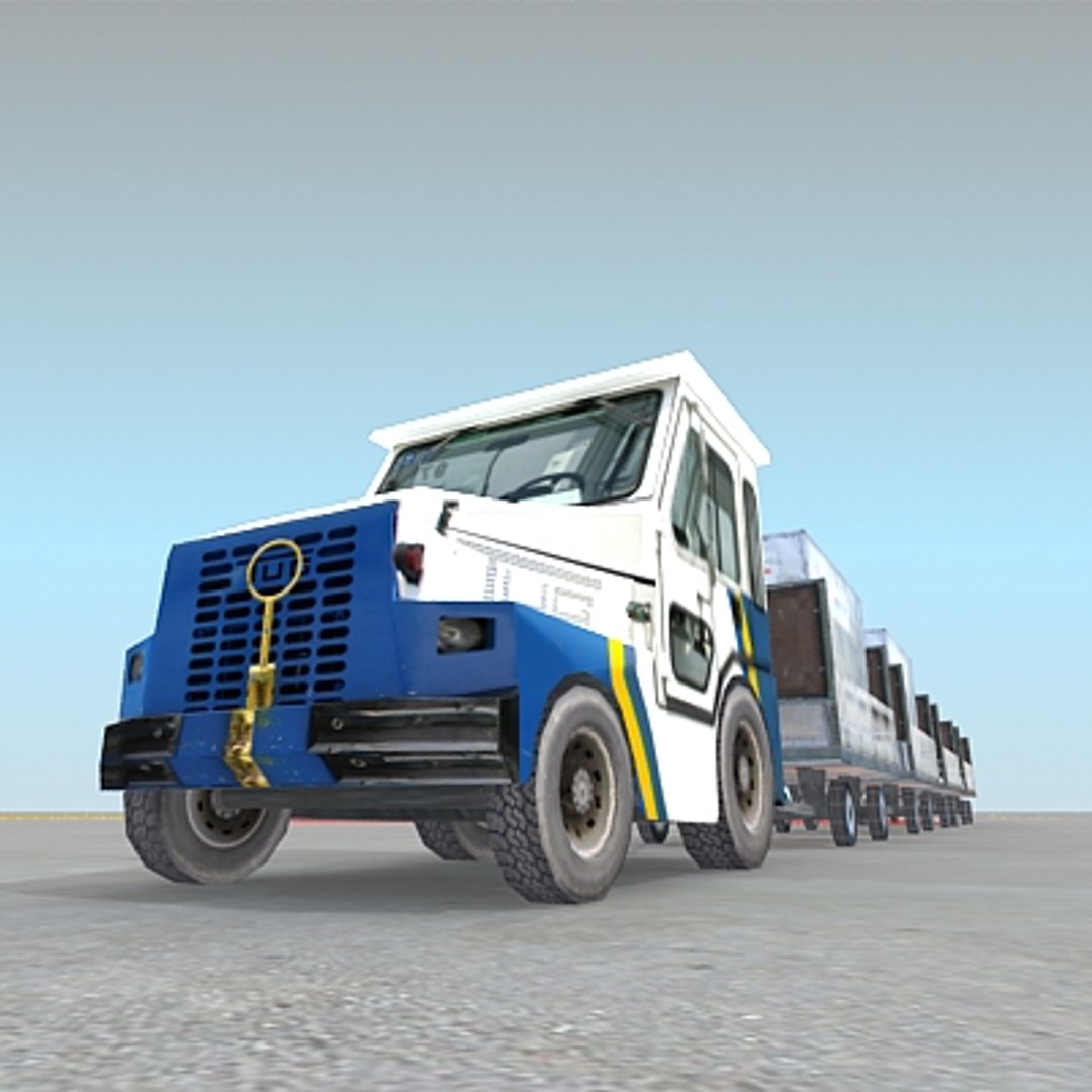 16 airport vehicles collections 3d model
