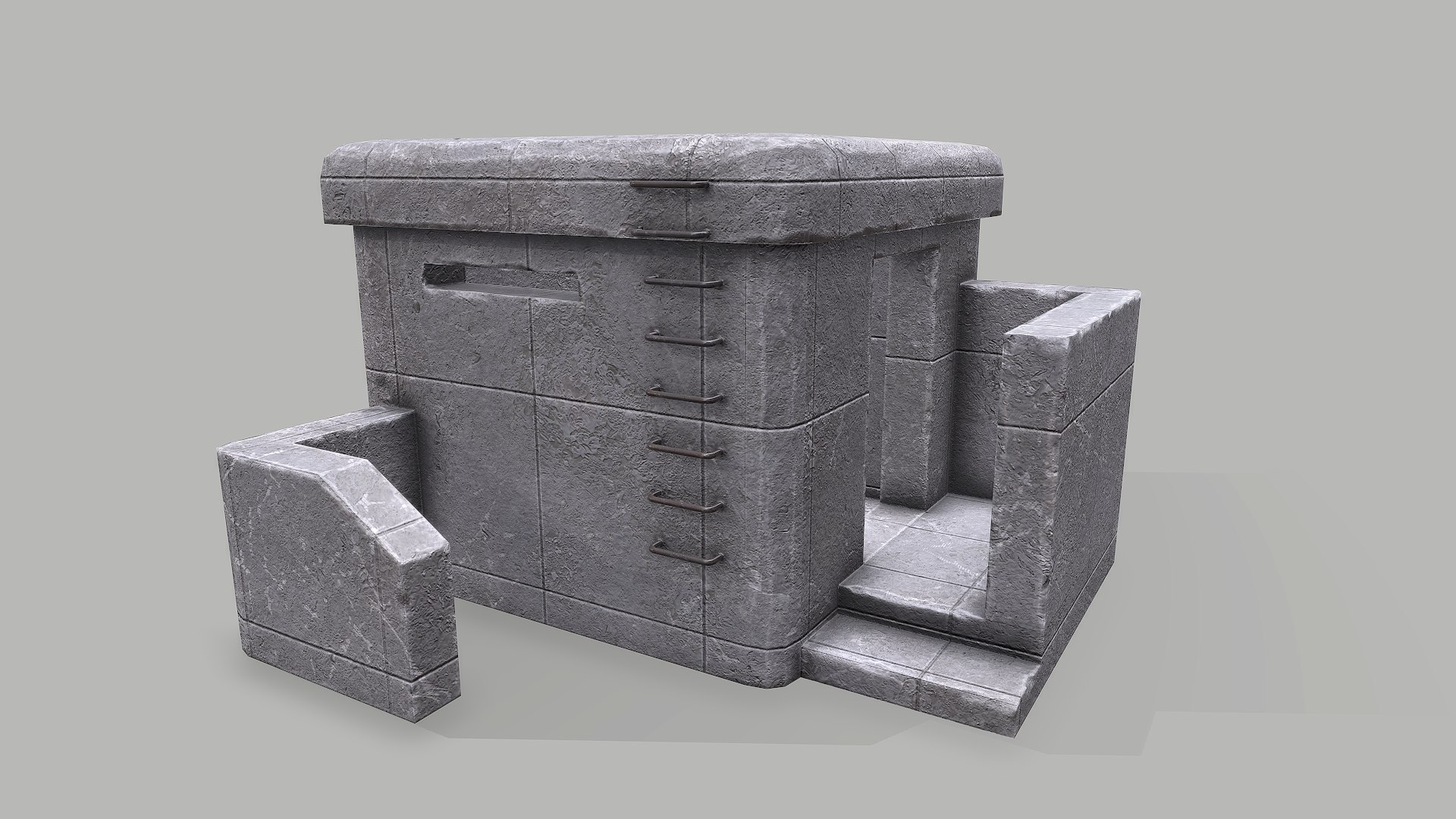 Military Bunker 3 3D model - TurboSquid 1939466