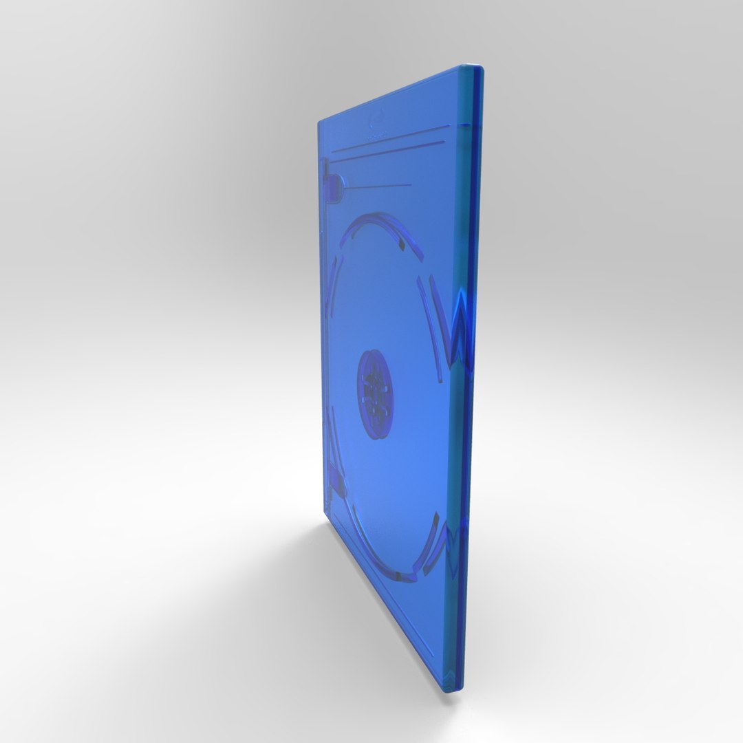 3d Double Case Closed Blu-ray Model