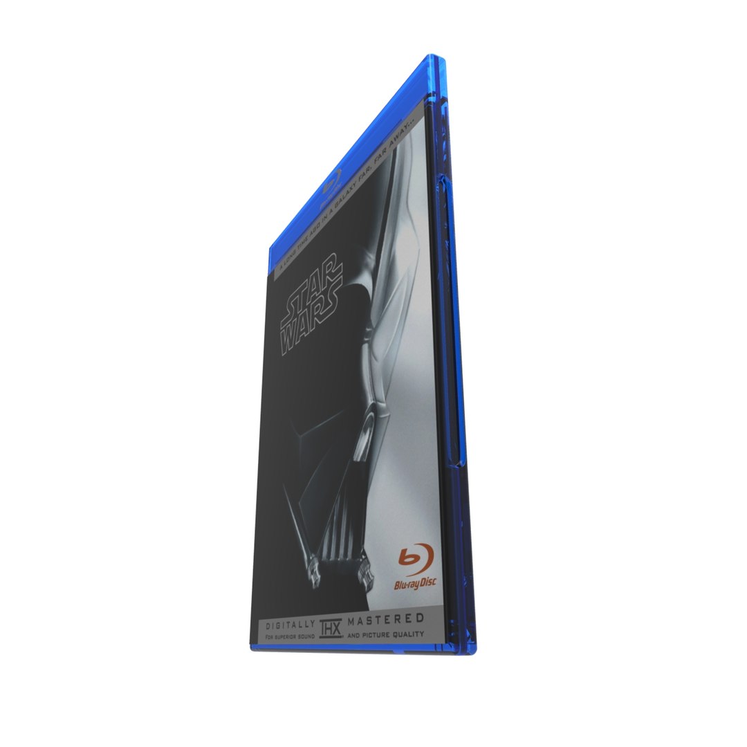 3d Double Case Closed Blu-ray Model