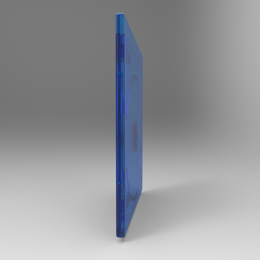 3d Double Case Closed Blu-ray Model