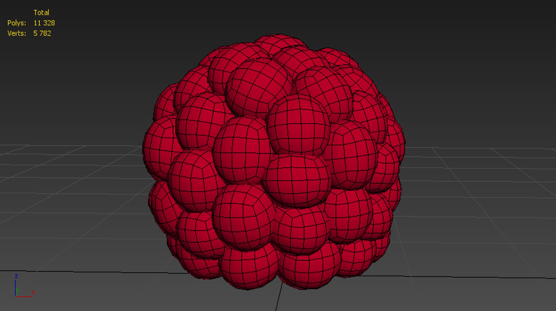 Raspberry 3D Model - TurboSquid 1880614