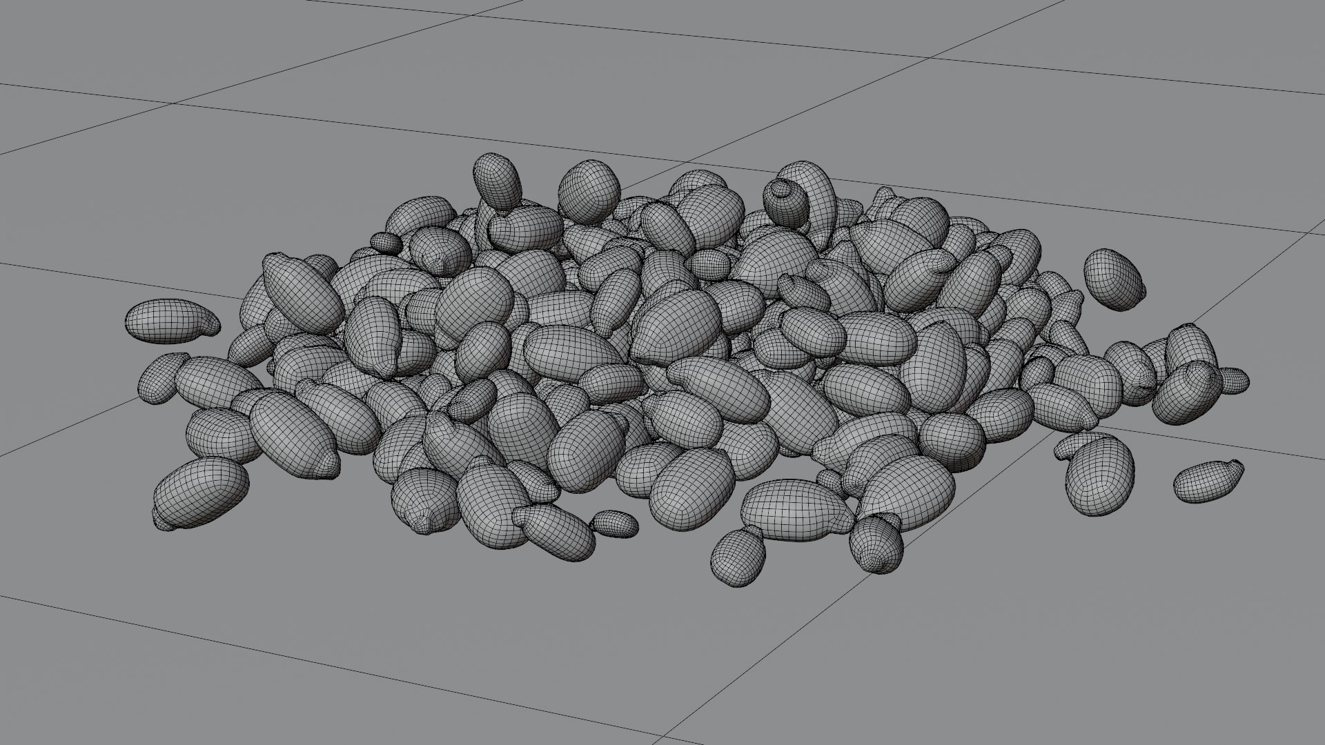 3D Caster Seeds Model - TurboSquid 2221639