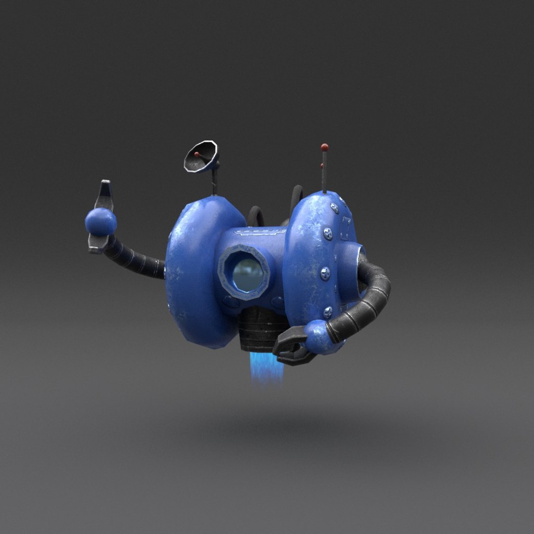 3D Robot Blender Rigged - TurboSquid 1288412
