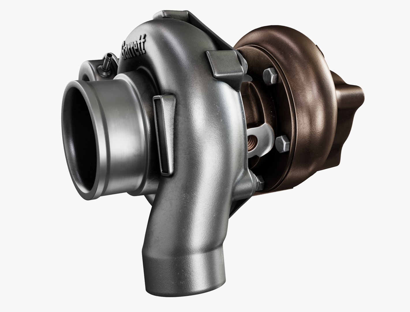 3D Garrett Turbocharger - TurboSquid 2350316