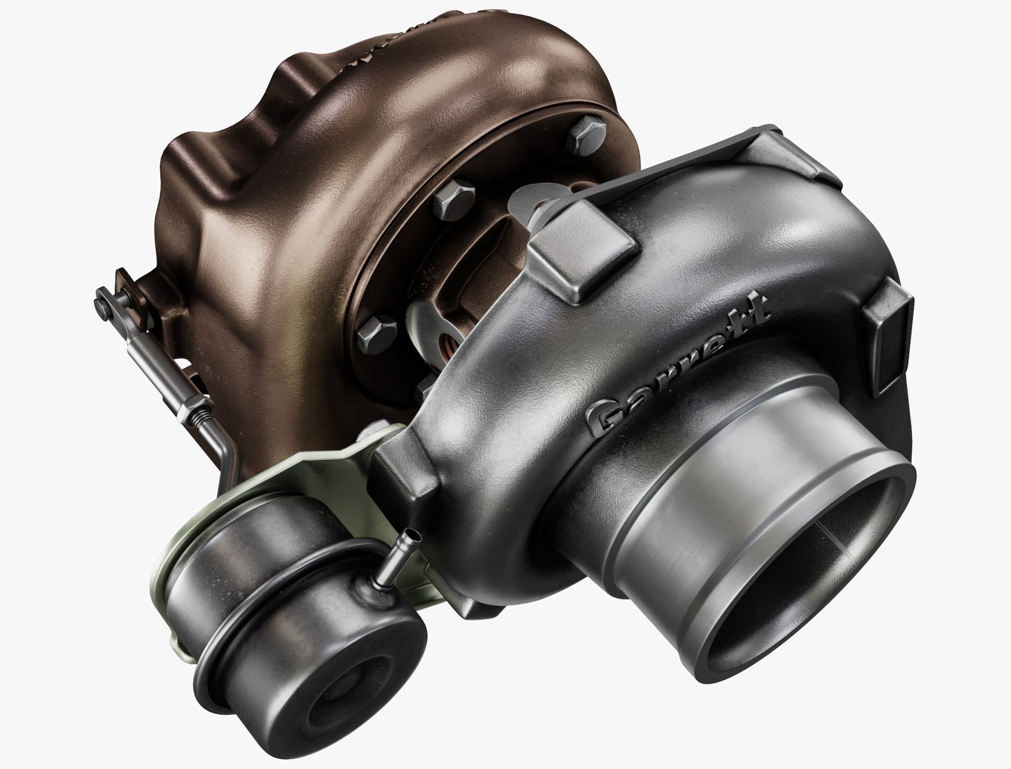 3D Garrett Turbocharger - TurboSquid 2350316