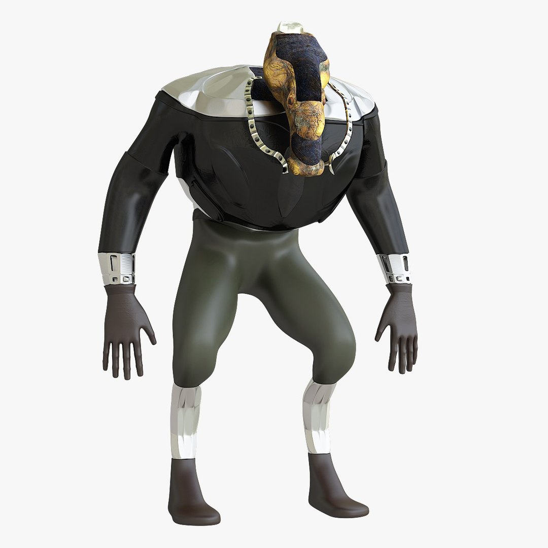 3D mutant character model - TurboSquid 1303915