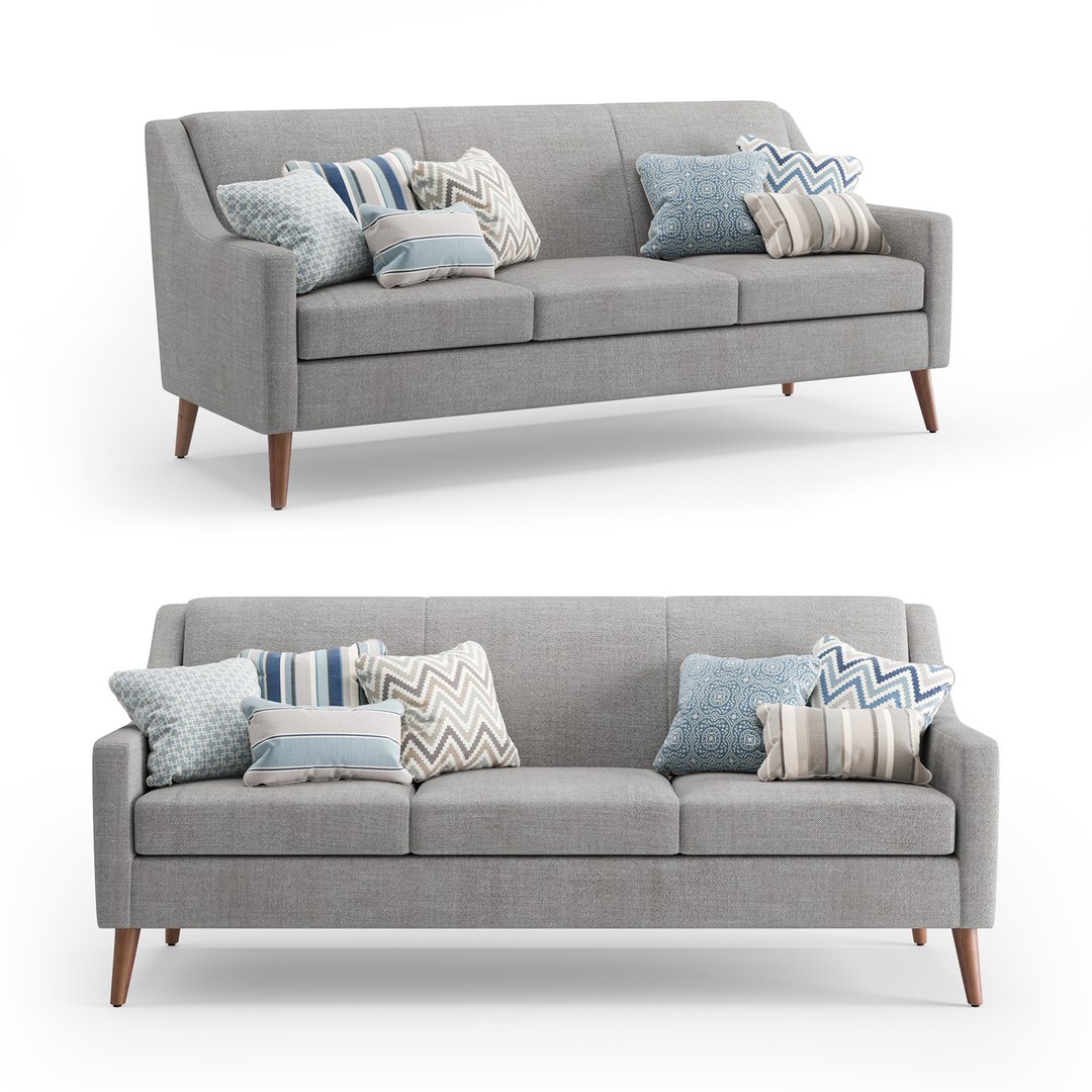 Reine Sofa 3D Model - TurboSquid 1397982