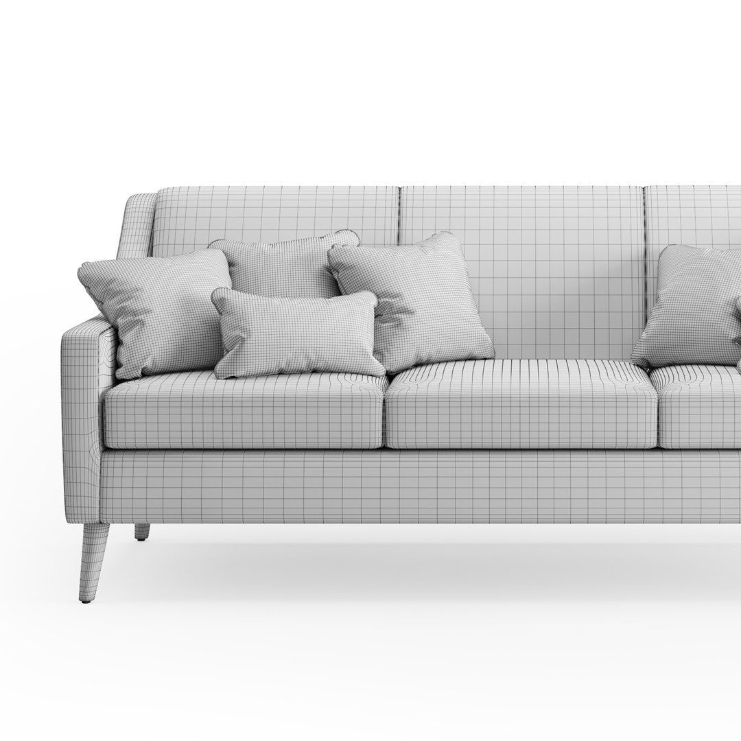 Reine Sofa 3D Model - TurboSquid 1397982
