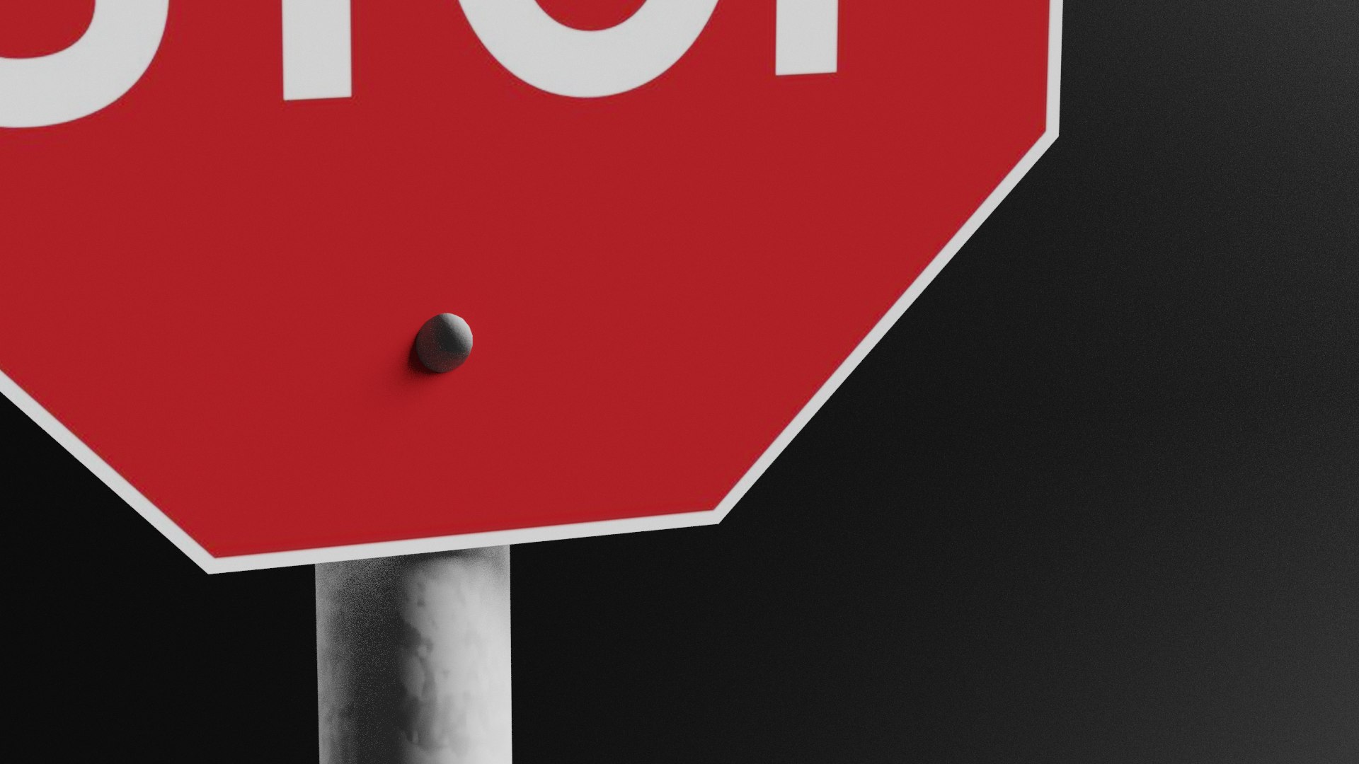 3D Stop sign model - TurboSquid 1800717