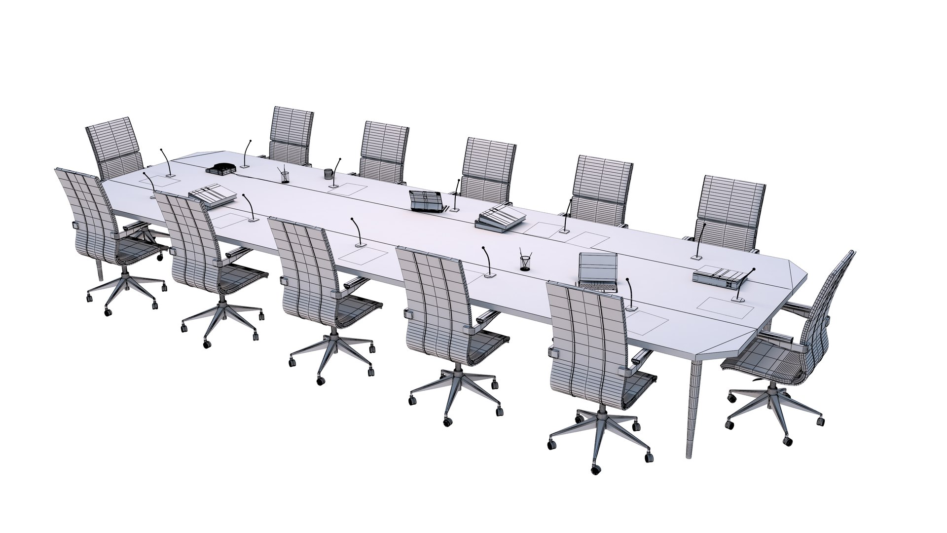 Table conference 3D model - TurboSquid 1697856