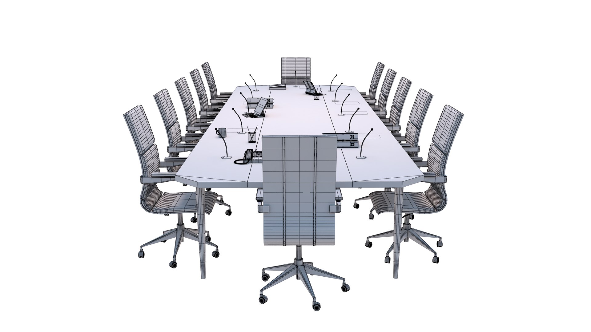 Table conference 3D model - TurboSquid 1697856