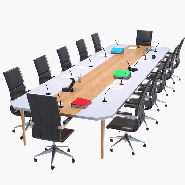Table conference 3D model - TurboSquid 1697856