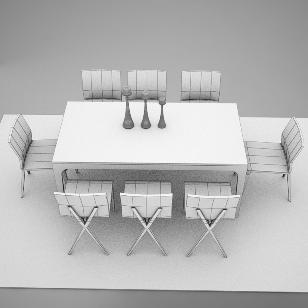 Table 3d Model