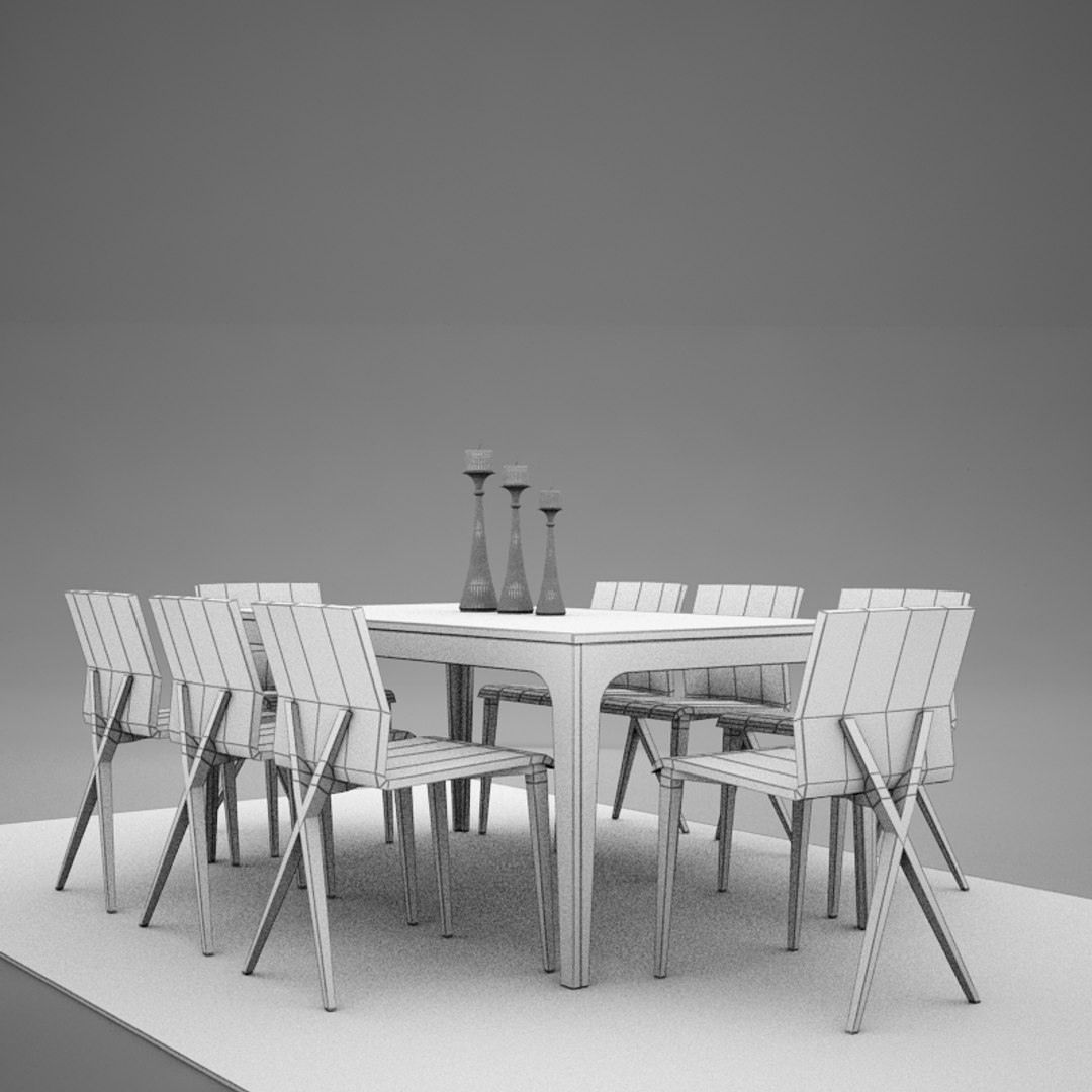 Table 3d Model