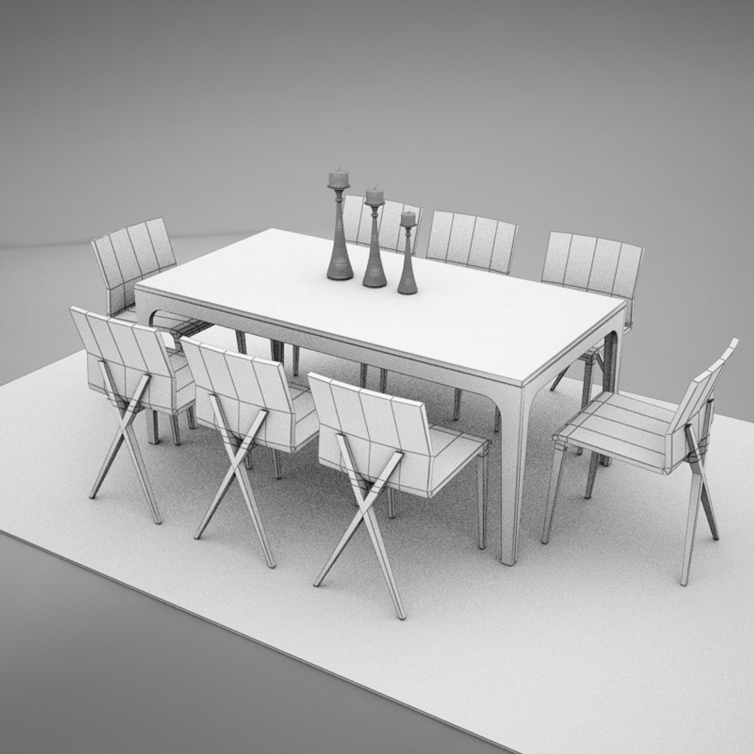 Table 3d Model
