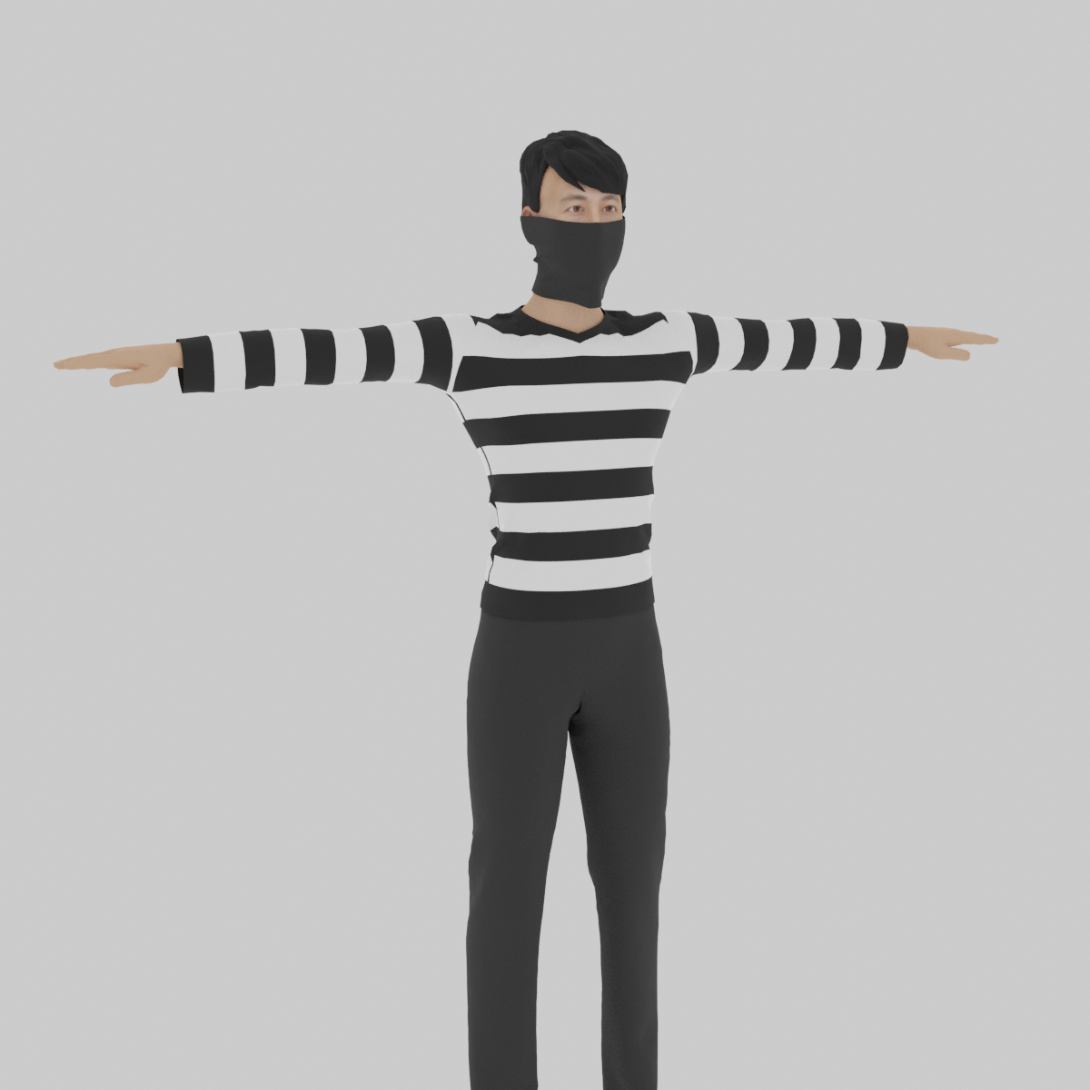 3D Thief - Robber model - TurboSquid 2021571