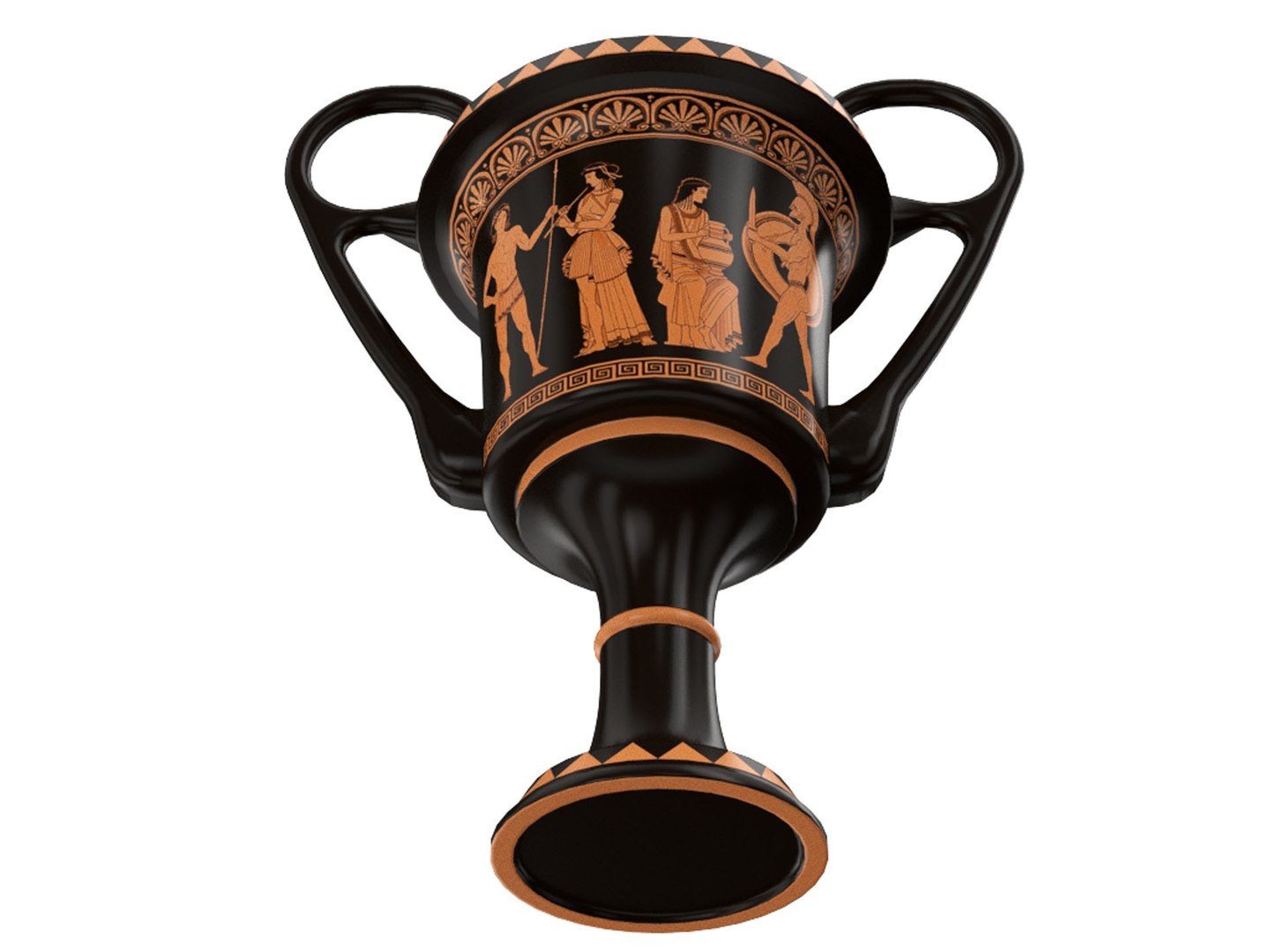 3D Model Kantharos - Ancient Greek Pottery - TurboSquid 1969327