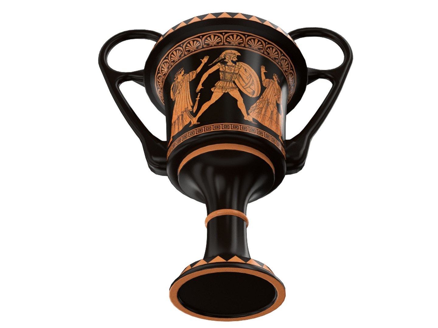 3D Model Kantharos - Ancient Greek Pottery - TurboSquid 1969327