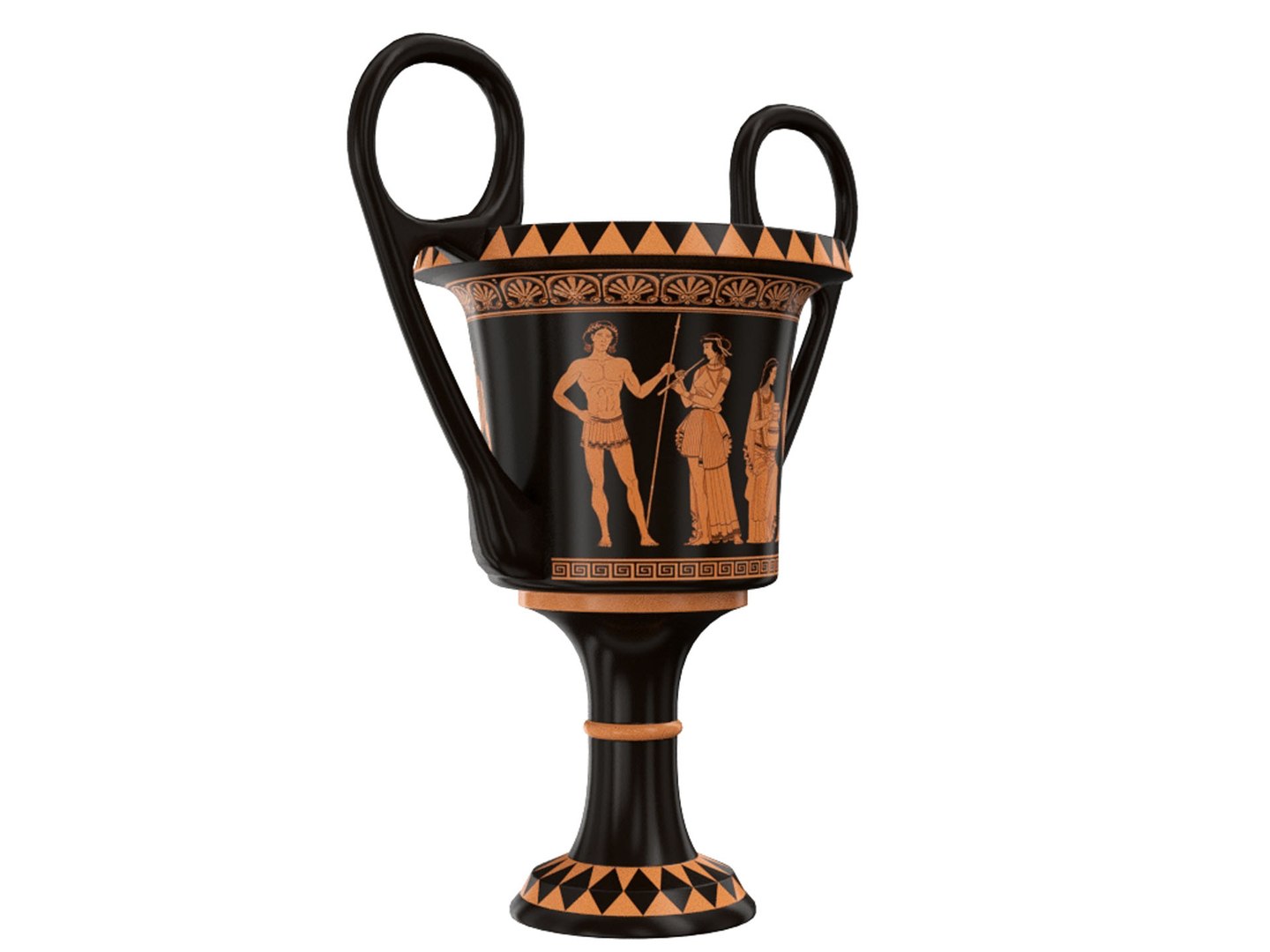 3D Model Kantharos - Ancient Greek Pottery - TurboSquid 1969327