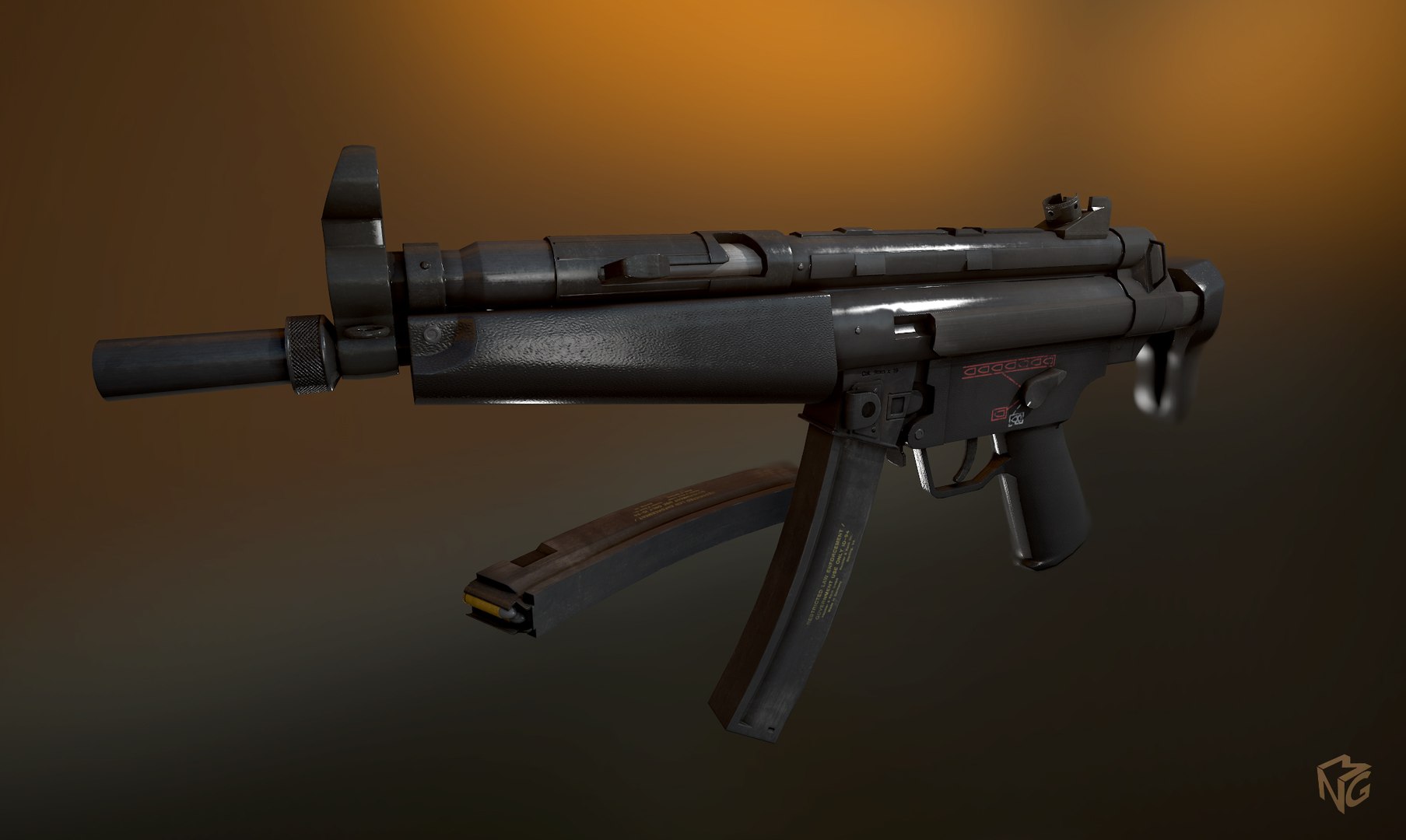 Max Mp5n Submachine Gun