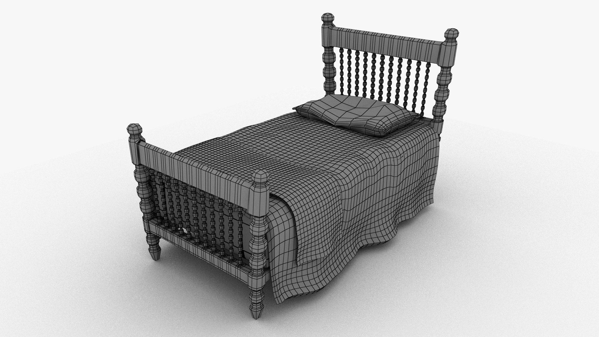 Twin Bed Room 3d Ma