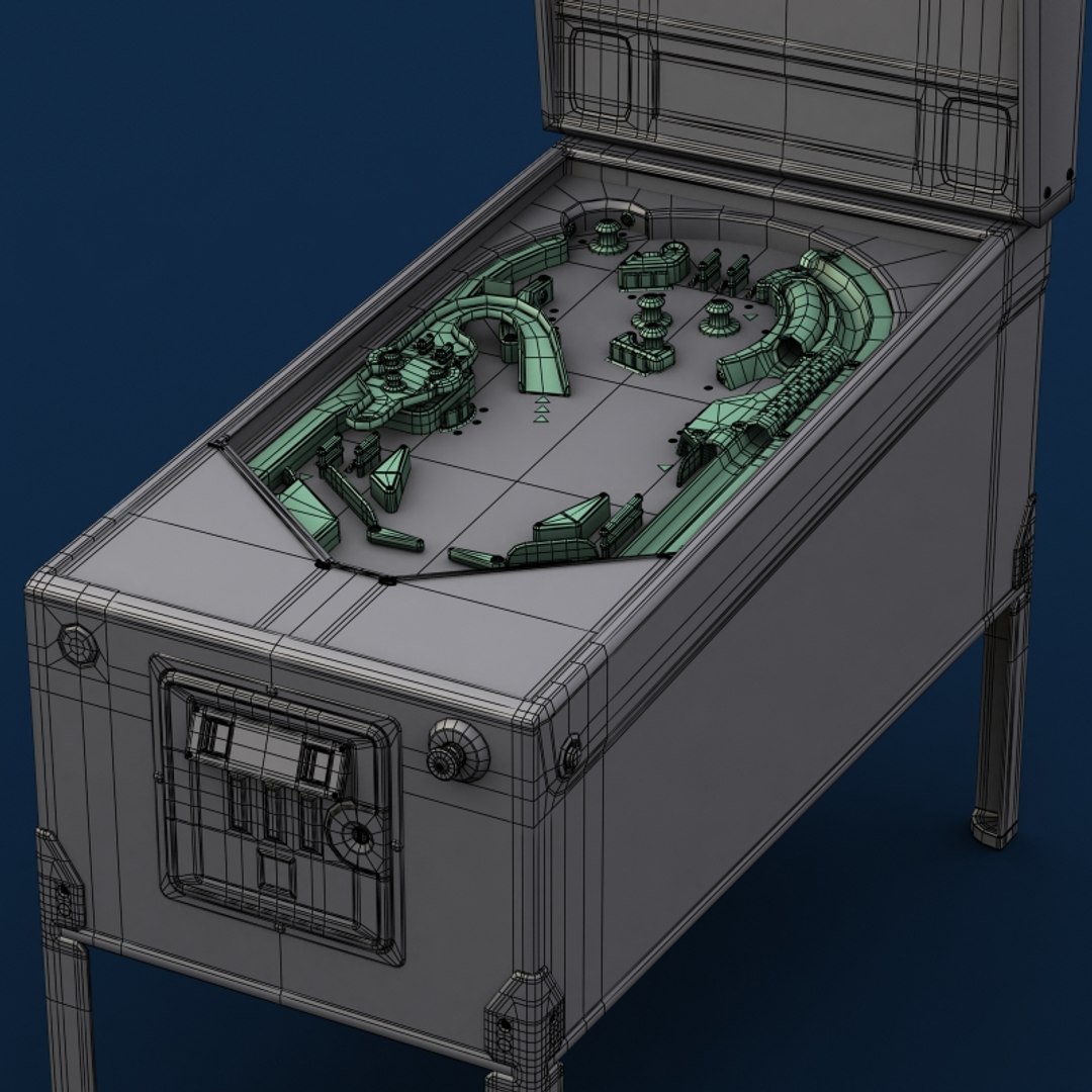Pinball Table 3d Model