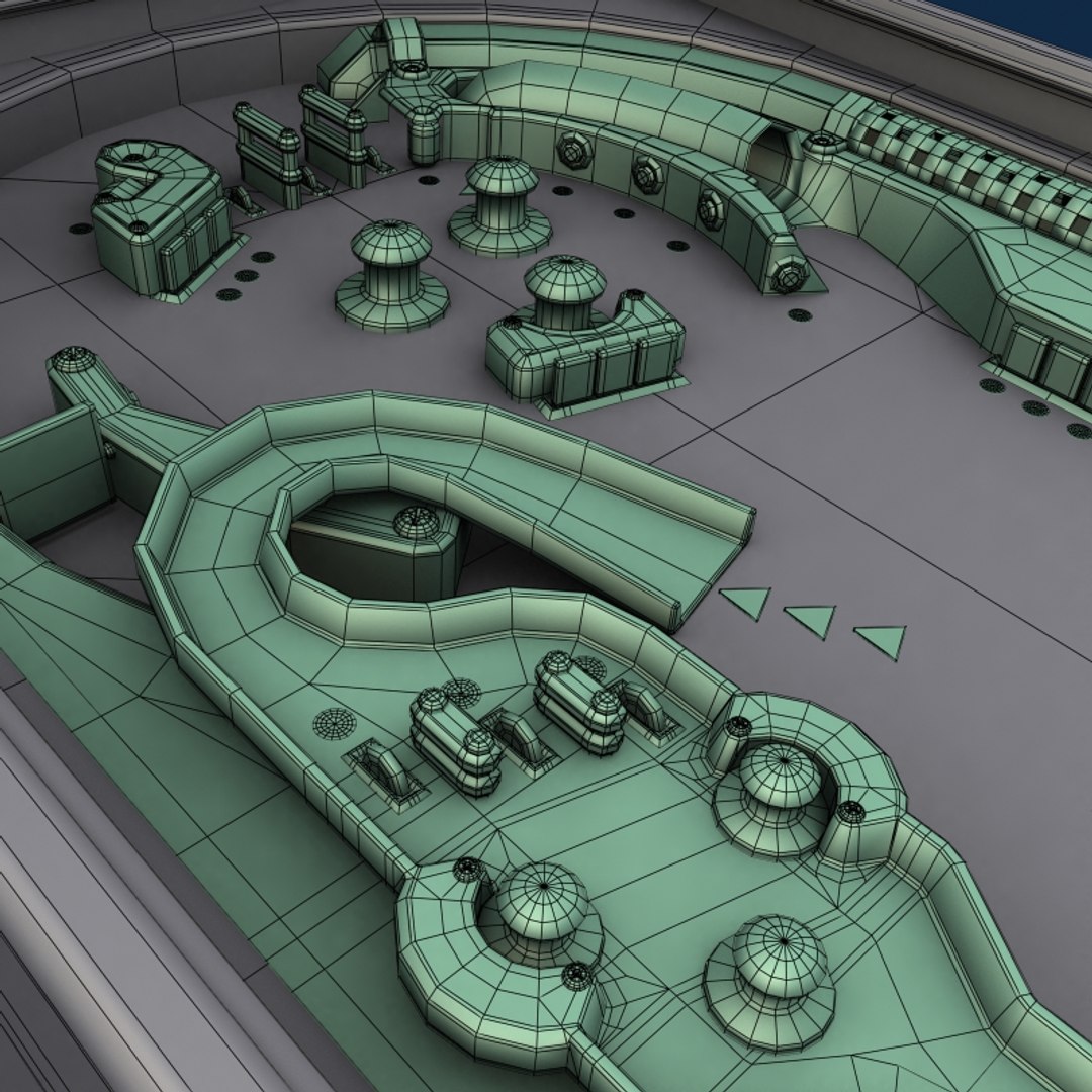 Pinball Table 3d Model