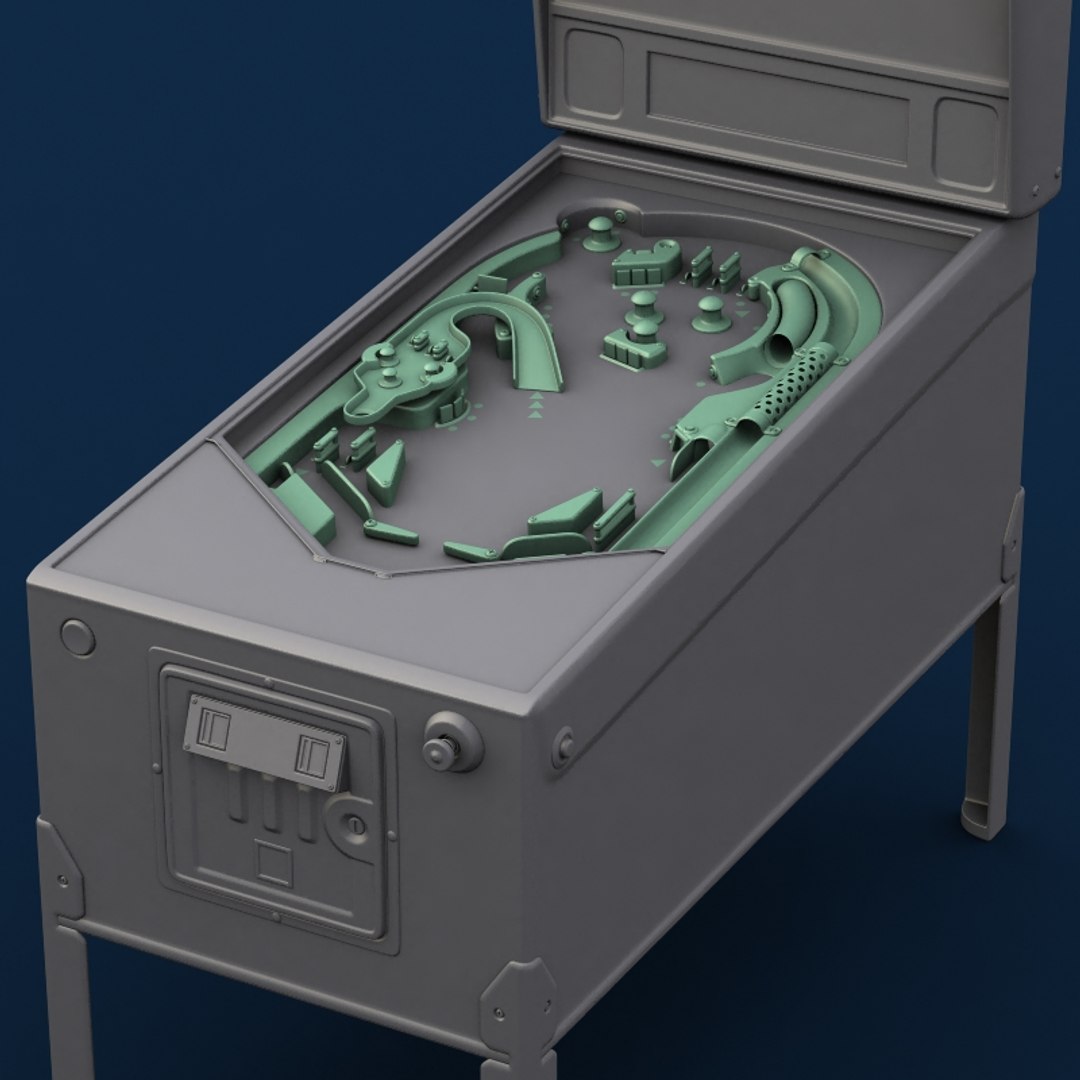 Pinball Table 3d Model
