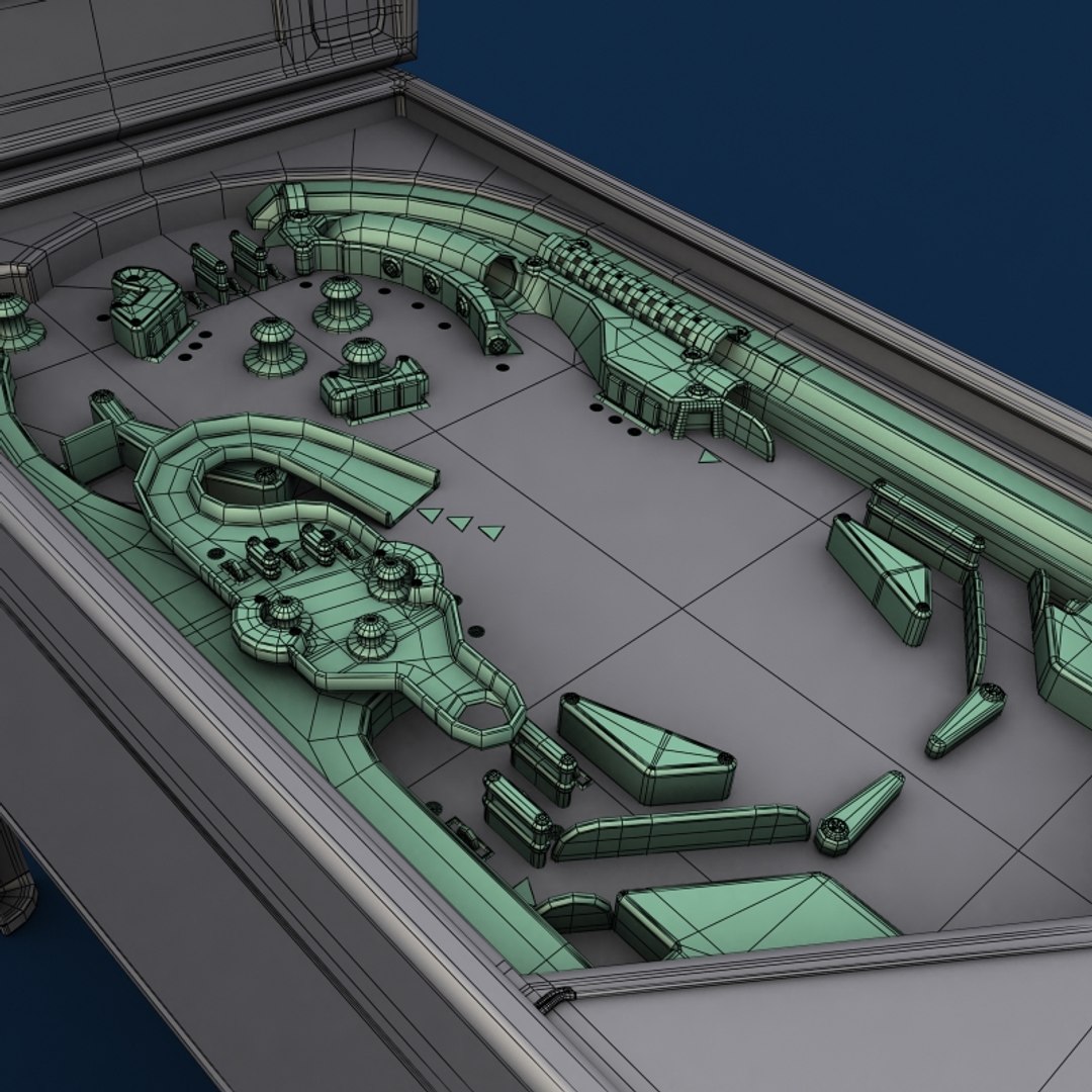 Pinball Table 3d Model