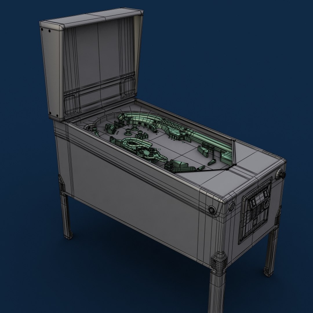Pinball Table 3d Model