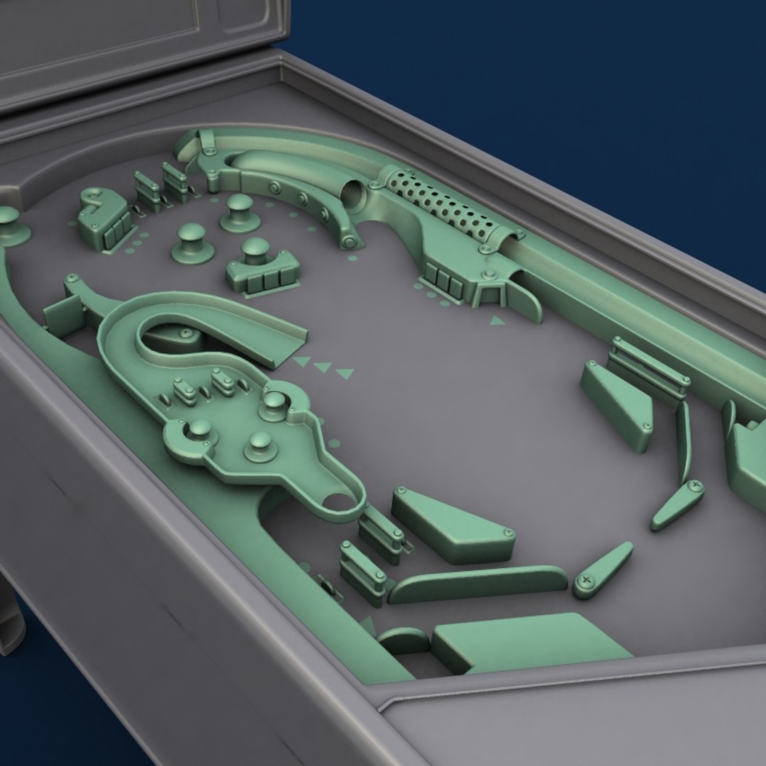 Pinball Table 3d Model
