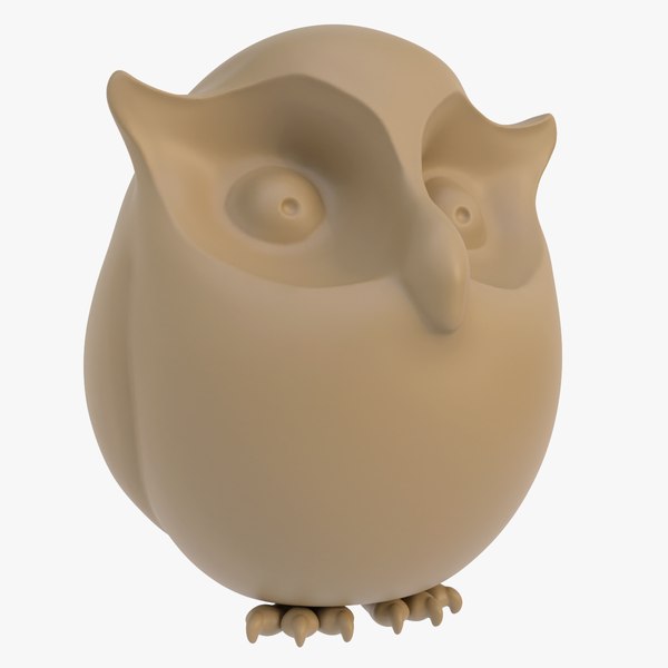 modelo 3d Escultura de búho - TurboSquid 2199859