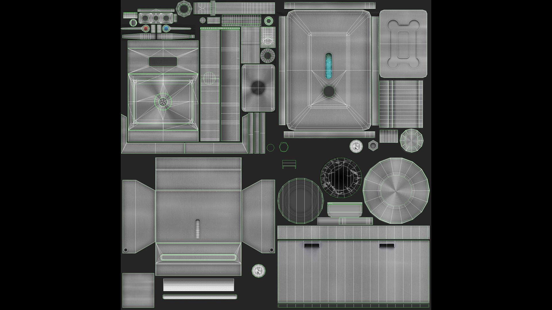 3D Model Commercial Hand Wash Station - TurboSquid 1559358