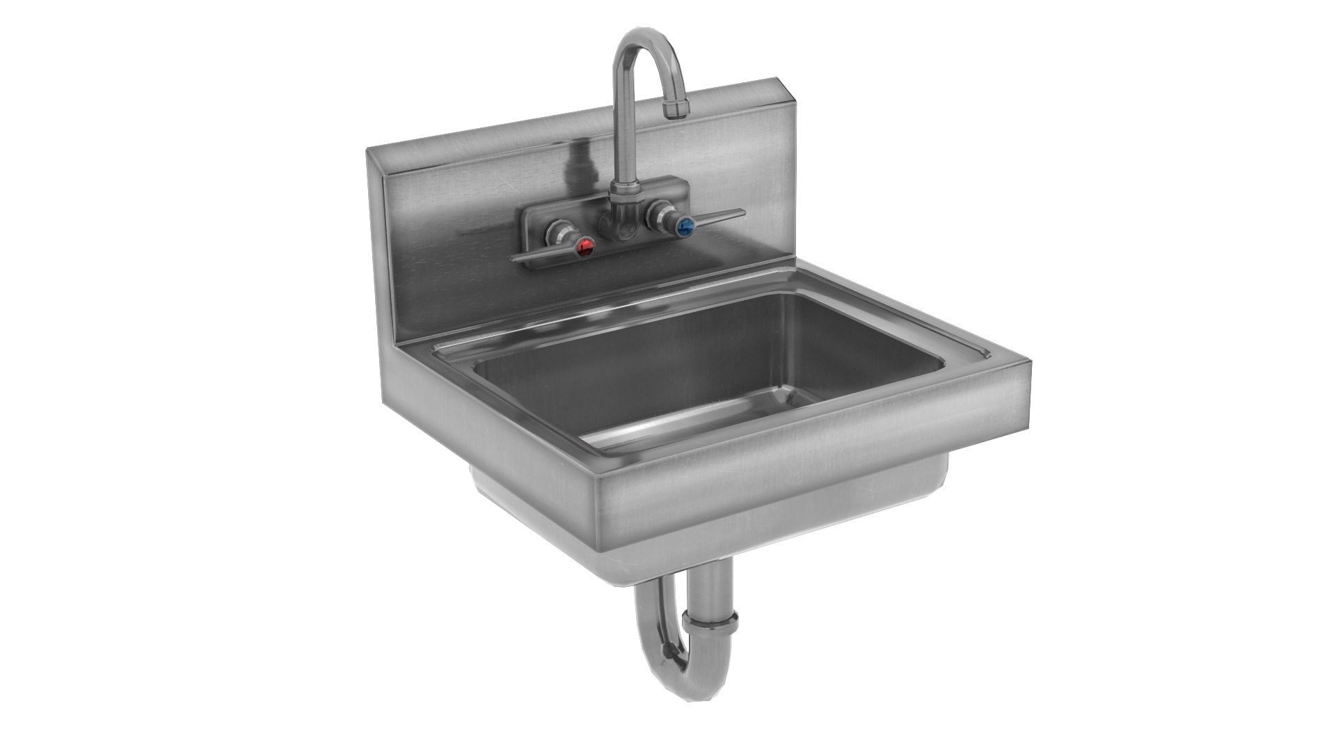 3D Model Commercial Hand Wash Station - TurboSquid 1559358