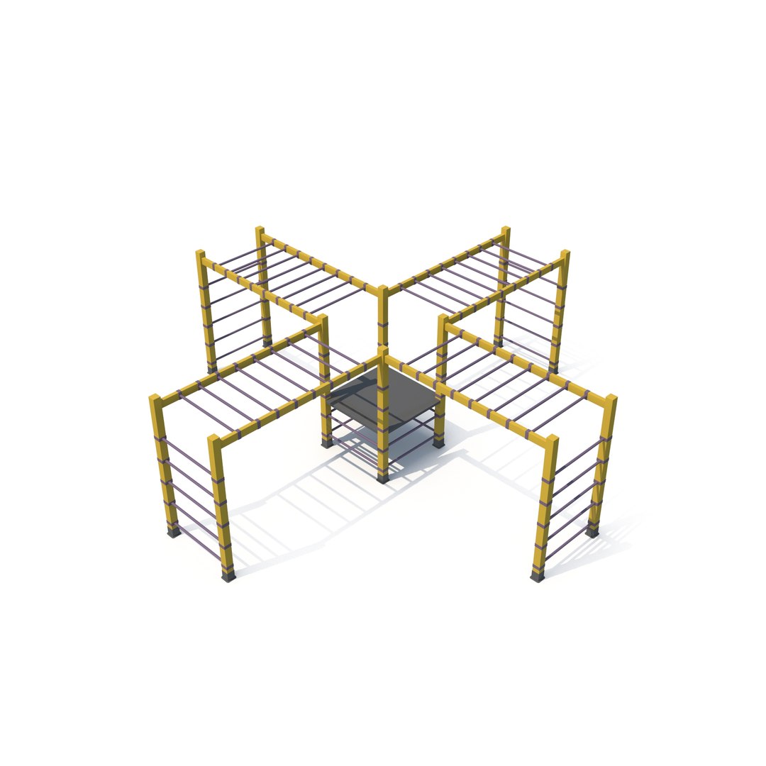 Sports Track Equipment Parkour 3D - TurboSquid 1953372