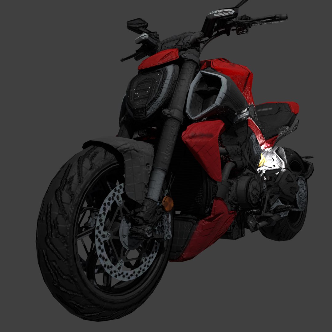Low Poly Moto V4 DUCATI Model - TurboSquid 2304978