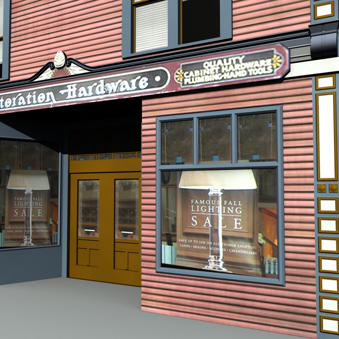 3d Model Hardware Store
