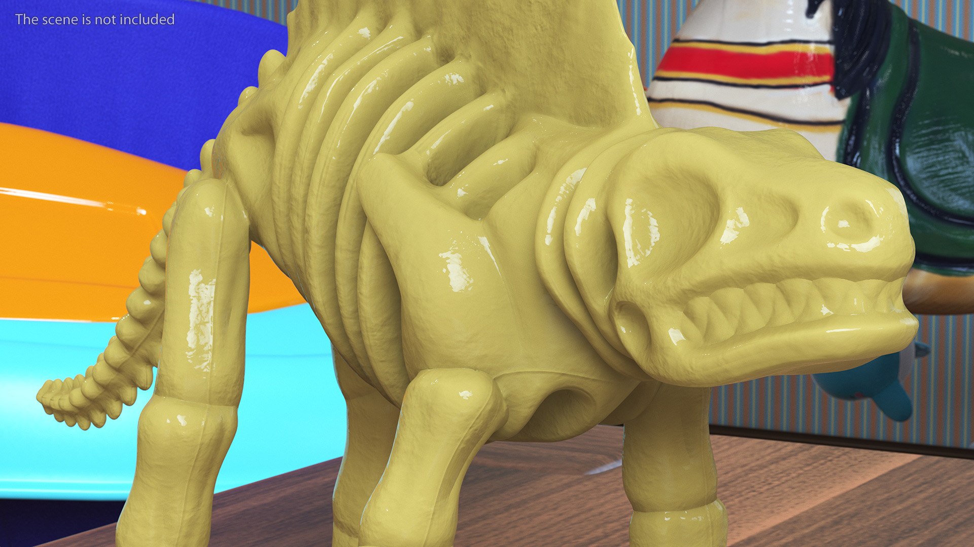 Dimetrodon Dinosaur Skeleton Toy 3D Model - TurboSquid 2177364