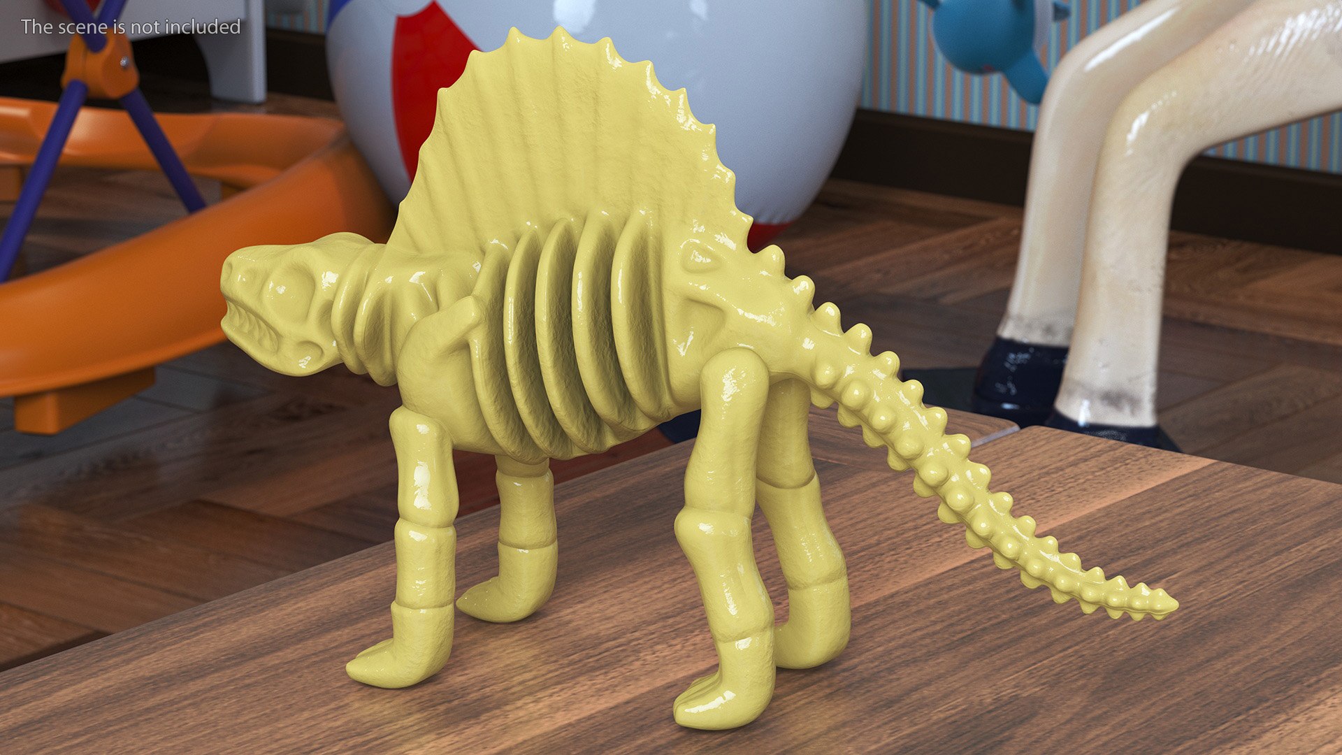 Dimetrodon Dinosaur Skeleton Toy 3D Model - TurboSquid 2177364