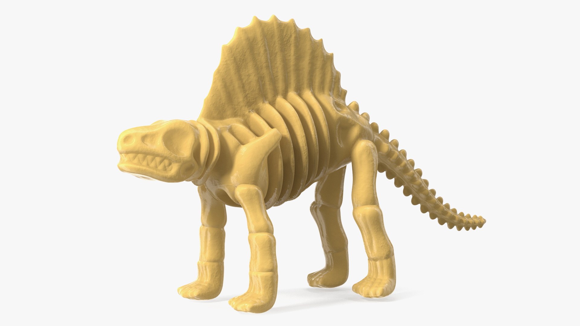 Dimetrodon Dinosaur Skeleton Toy 3D Model - TurboSquid 2177364