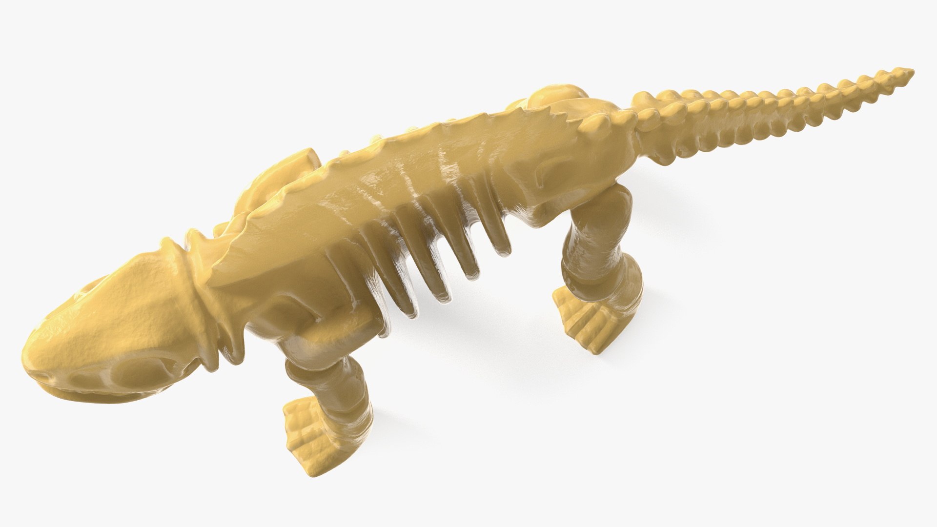 Dimetrodon Dinosaur Skeleton Toy 3D Model - TurboSquid 2177364